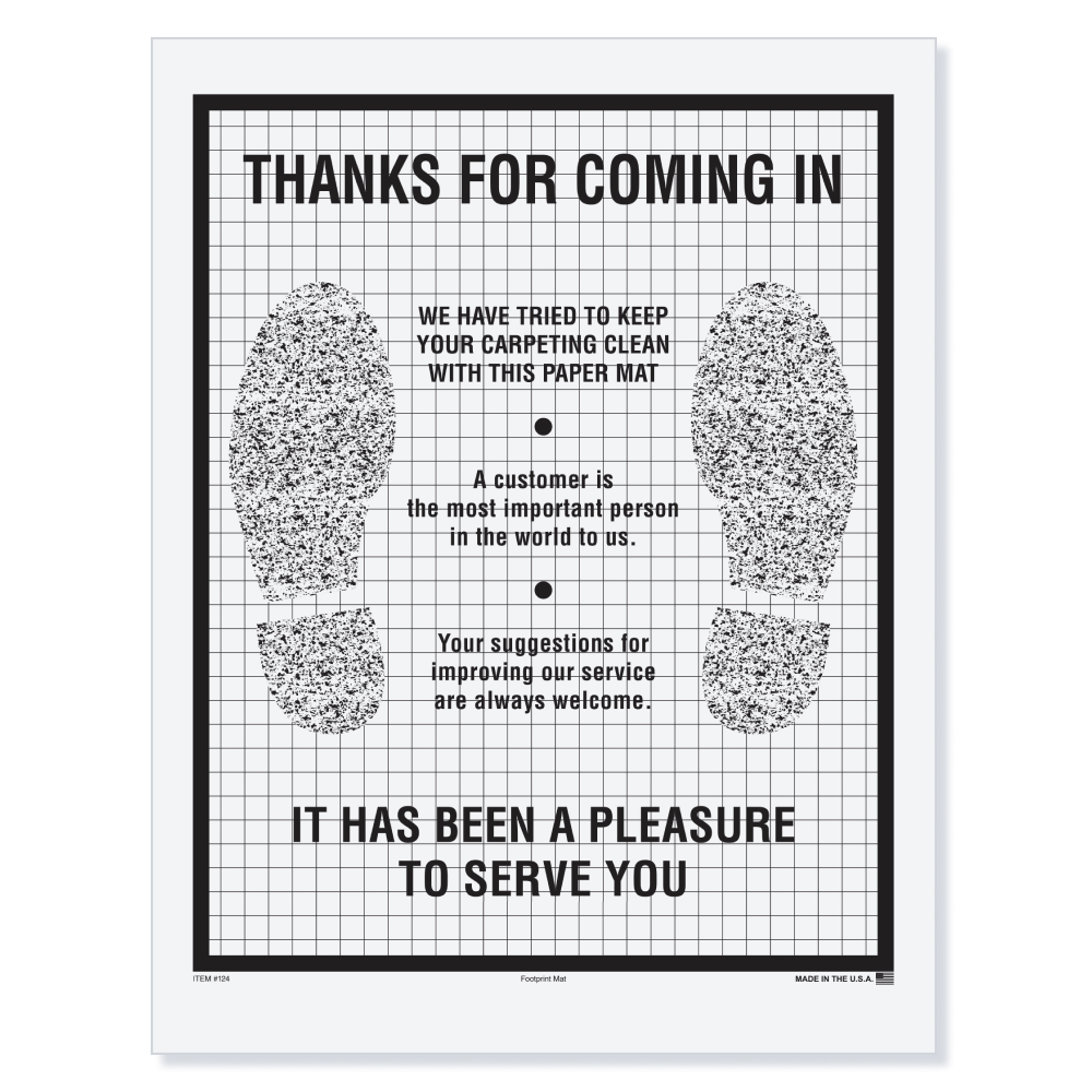 Poly Back Floor Mats | AK Dealer Services